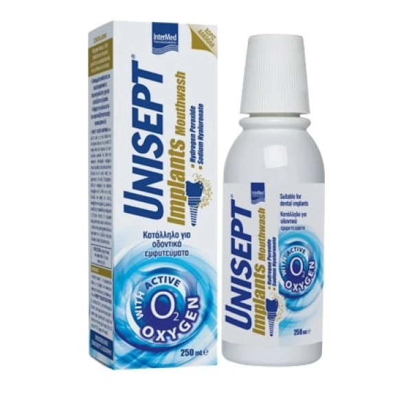 Intermed Unisept Implant Mouthwash, Στοματικό Διάλυμα Κατάλληλο για ...